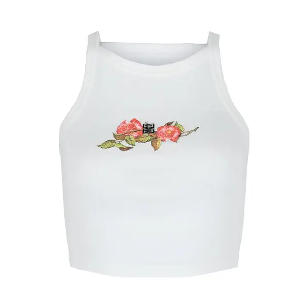 Givenchy 4g And Rose Print Crop Top