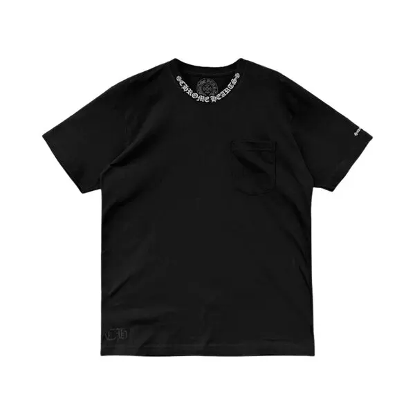 Chrome Hearts Short-sleeve Pocket Crew T-shirt - Black
