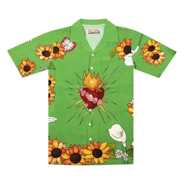 PLEASURES Heart Button Down
