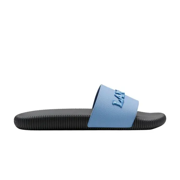 LANVIN Arpège Embroidered Slides 'sky
