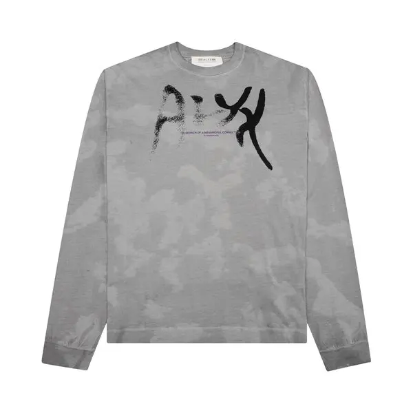 1017 Alyx 9sm Meaning Connection Treated Long-sleeve Tee 'light
