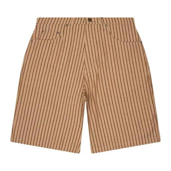 PLEASURES Cat Mirror Shorts 'beige