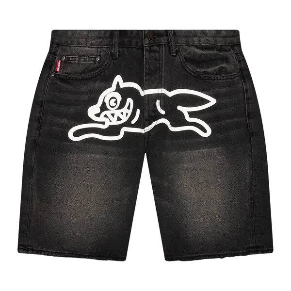 ICECREAM Graphic Denim Shorts
