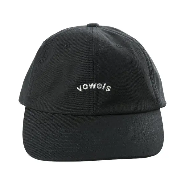 VOWELS Cotton Twill Cap - Silver