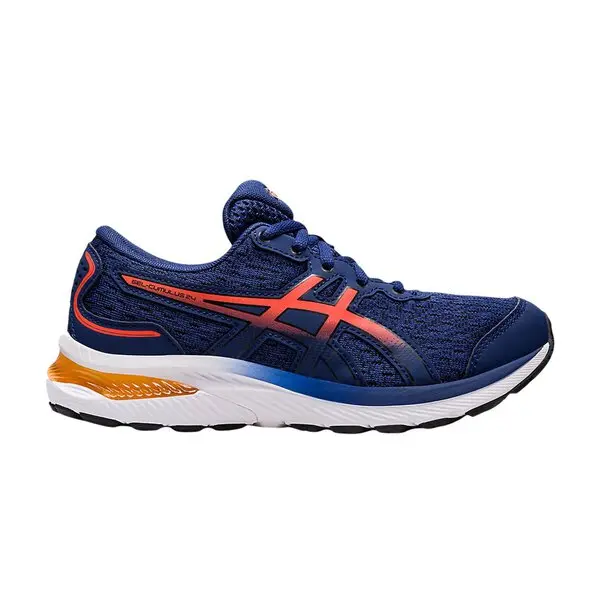 Asics Gel Cumulus 24 Gs 'deep Ocean Cherry Tomato