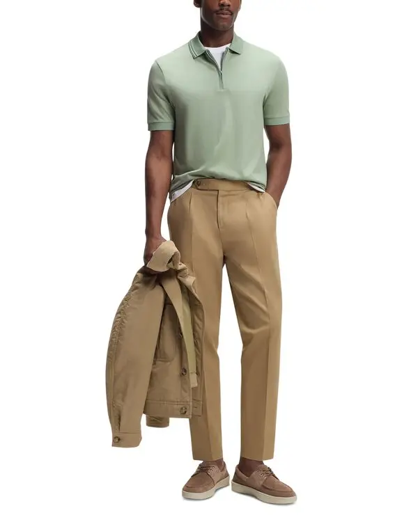BOSS H Paras Quarter Zip Polo Shirt