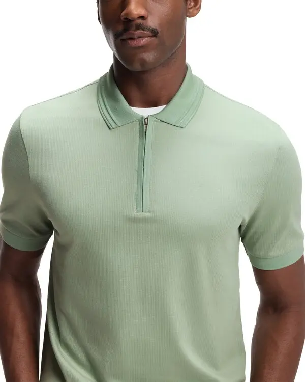 BOSS H Paras Quarter Zip Polo Shirt