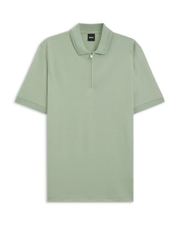 BOSS H Paras Quarter Zip Polo Shirt