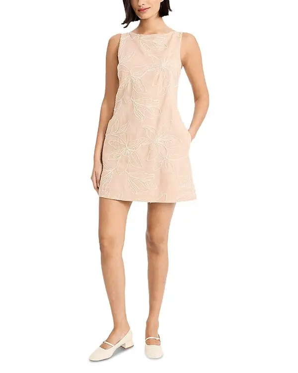 LUXELY Embroidered Mini Dress