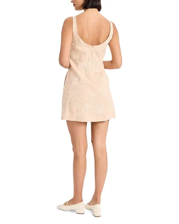 LUXELY Embroidered Mini Dress