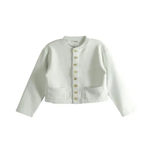 Auralee Smooth Soft Cardigan 'pale Mint