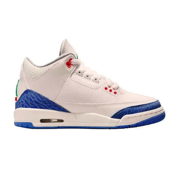 JORDAN 3 Retro 'chalk & Track Red