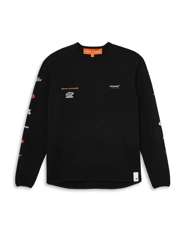 REISS Born Racers Logo Waffle Sweatshirt