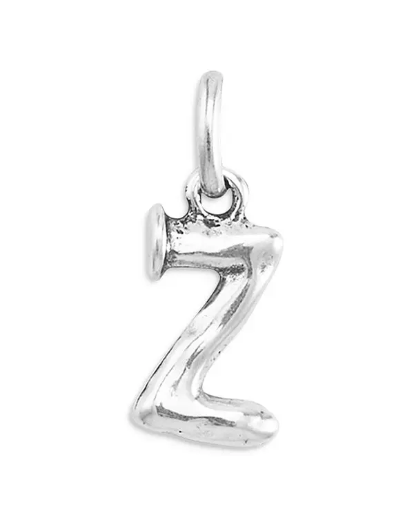 UNODE50 Sterling Silver-plated Letter Charm - Z