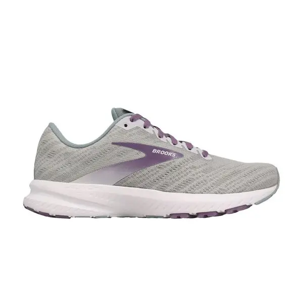 Brooks Wmns Launch 7 Wide Purple White