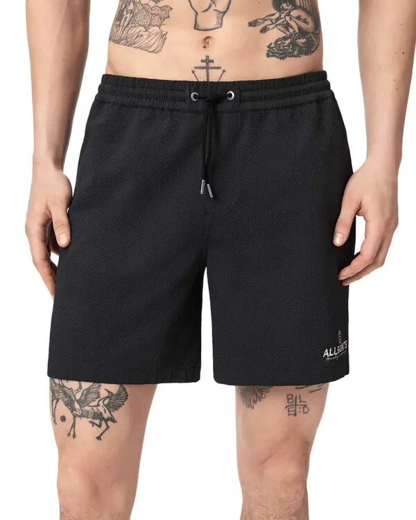 ALLSAINTS Emblem Slim Fit 6.3 Swim Shorts