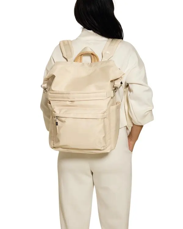 PRACTICE What You Love Karma Medium Nylon Backpack - Ivory