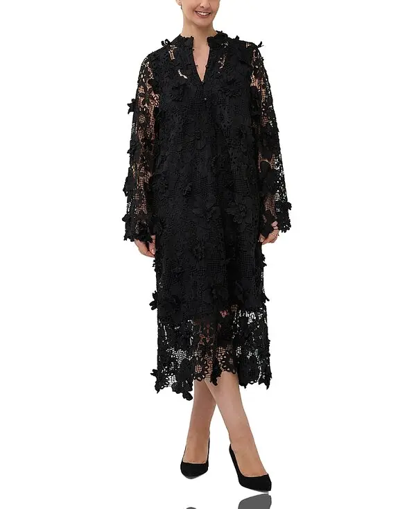 MARIELLE STOKKELAAR Estelle Lace Maxi Dress - Black