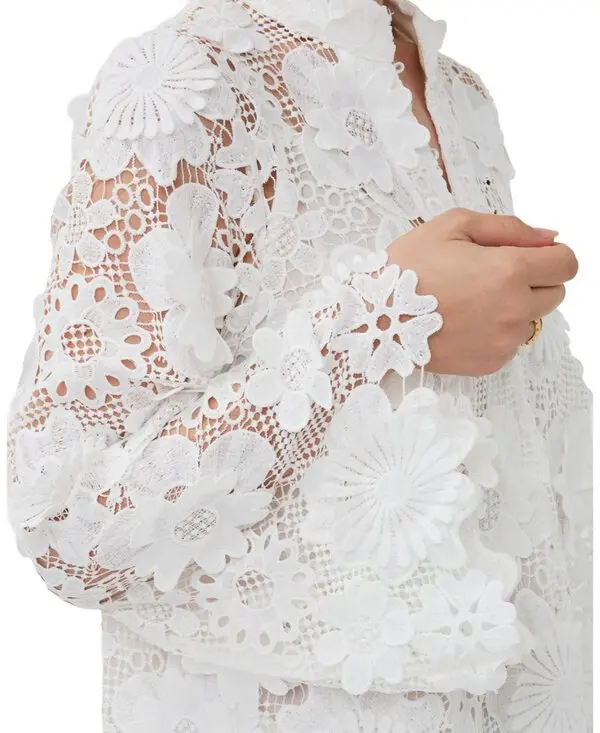 MARIELLE STOKKELAAR Estelle Lace Maxi Dress - White