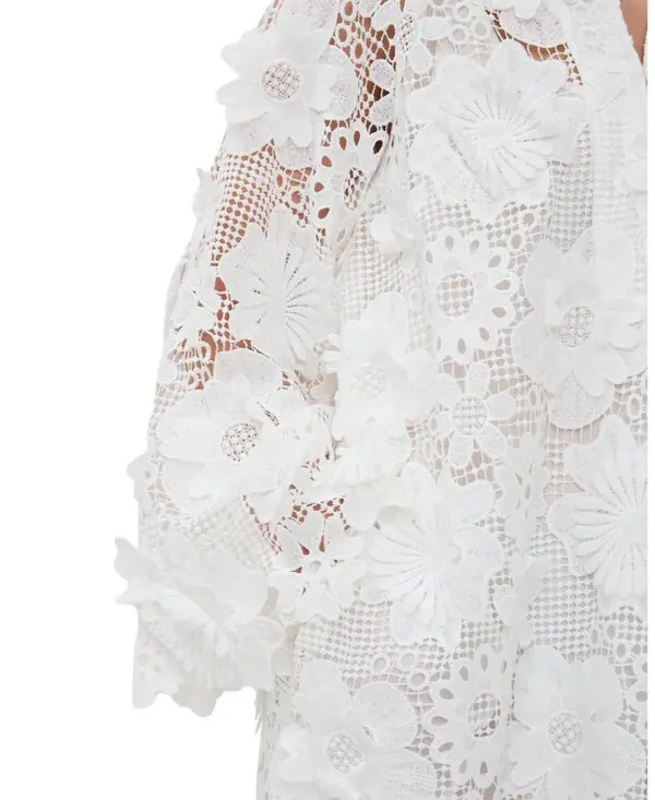 MARIELLE STOKKELAAR Estelle Lace Maxi Dress - White
