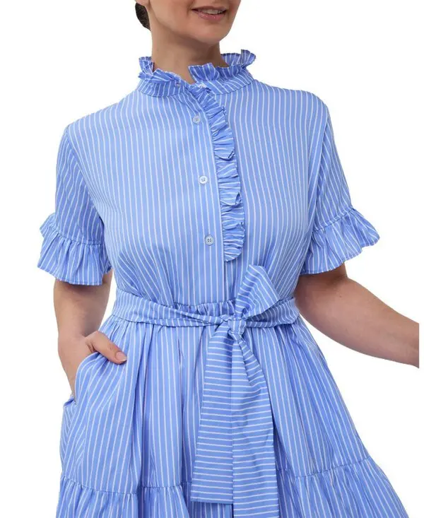 MARIELLE STOKKELAAR Igone Midi Dress - Blue