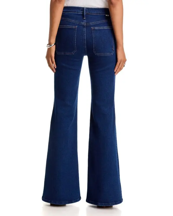 MOTHER The Patch Pocket Doozy Mid Rise Flare Jeans