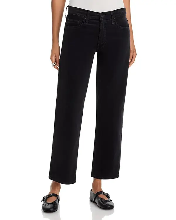 MOTHER The Newbie Mid Rise Ankle Straight Jeans