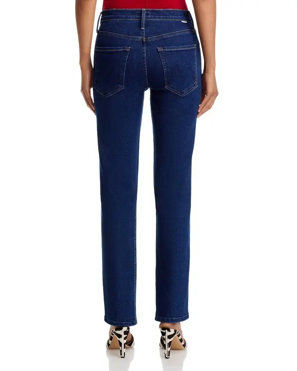 MOTHER Rider Skimp Mid Rise Straight Jeans