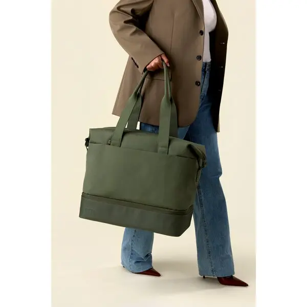 BEIS The Weekender Duffle Bag - Olive