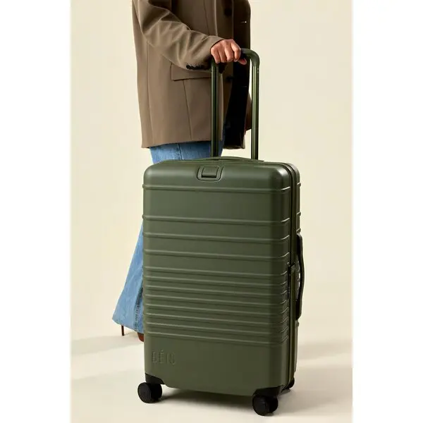 BEIS The Roller Medium Check-in Luggage - Olive