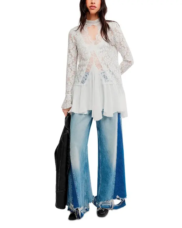 Free People First Crush Lace Tunic