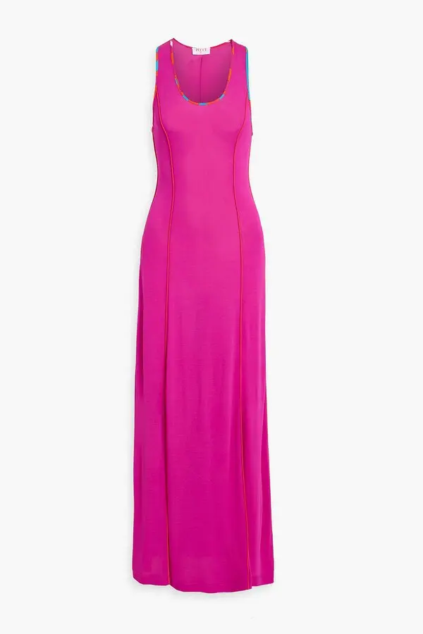 Emilio Pucci Stretchjersey Maxi Dress - Magenta