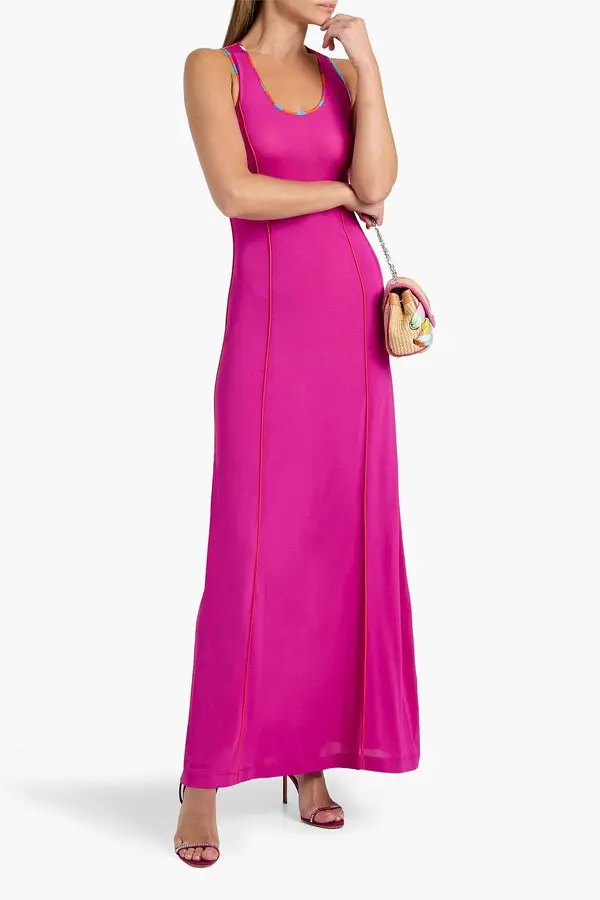 Emilio Pucci Stretchjersey Maxi Dress