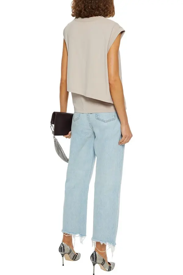 Alexander Wang Layered Cottonjersey Tank