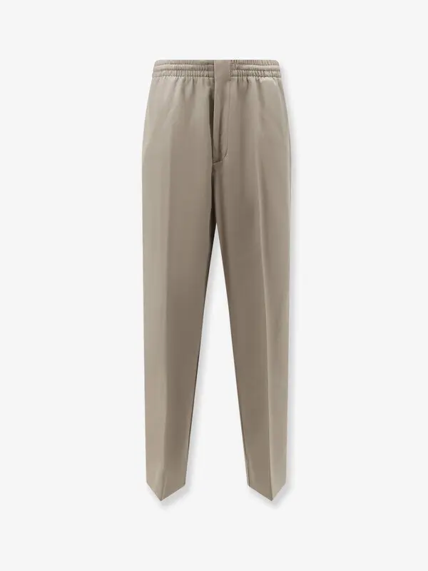 Bottega Veneta Light Wool Trousers With Drawstring