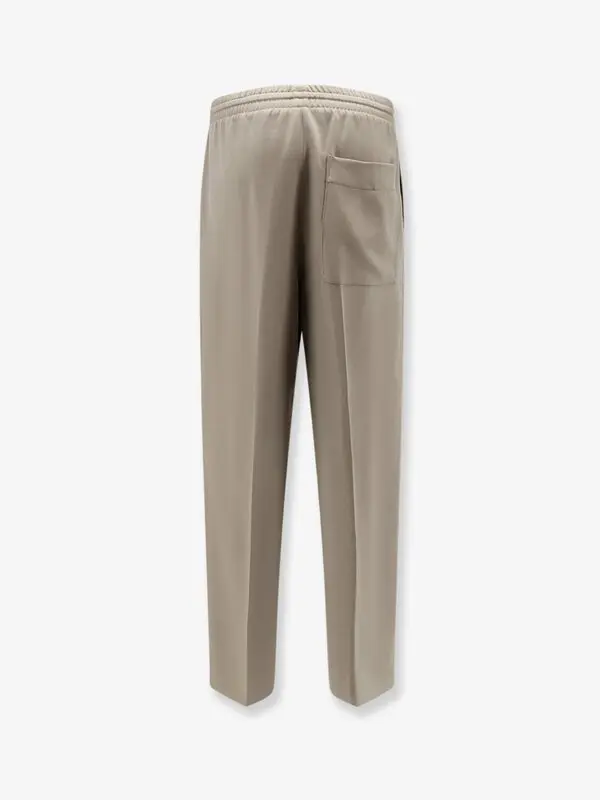Bottega Veneta Light Wool Trousers With Drawstring