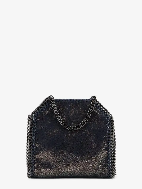 Stella McCartney Falabella Tiny Shiny Shaggy Deer Crossbody Bag - Blue