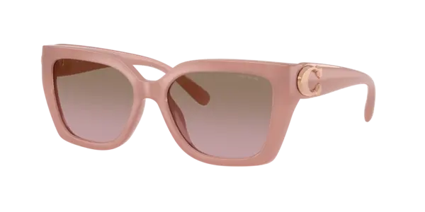 COACH Cat Eye Sunglasses - Brown Rose Gradient