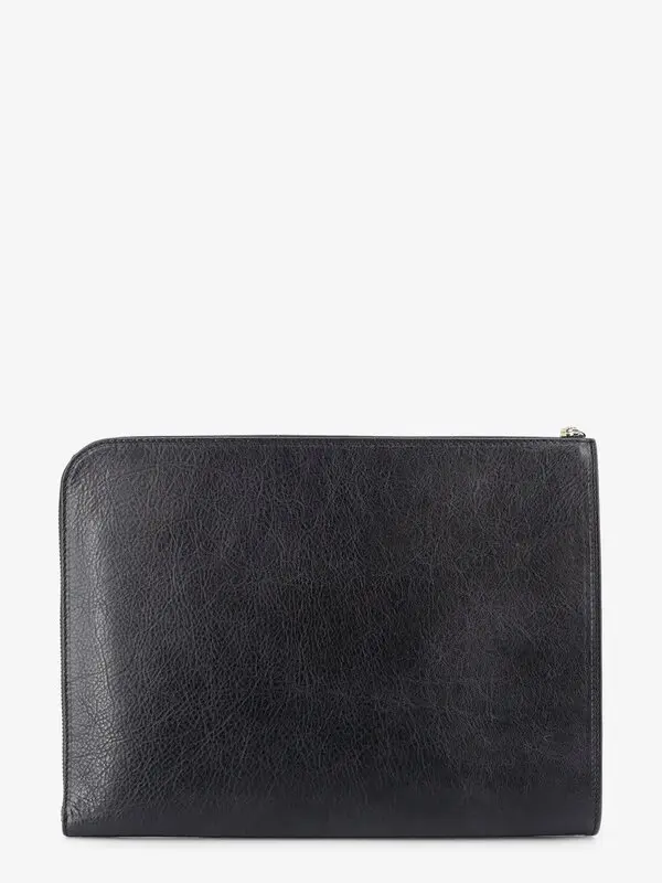 Orciani Lagoon Leather Briefcase