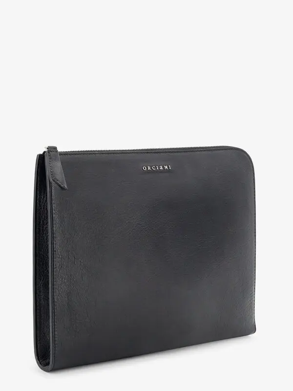 Orciani Lagoon Leather Briefcase