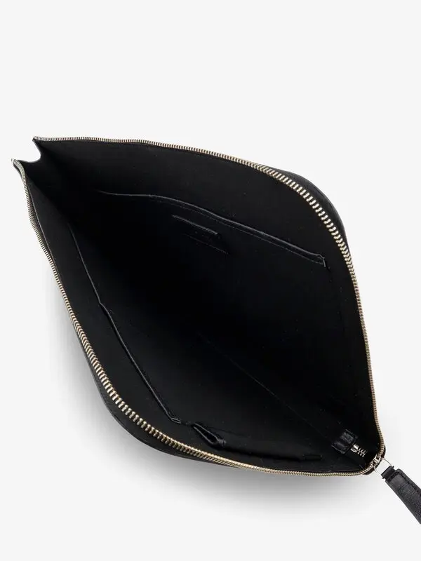 Orciani Lagoon Leather Briefcase