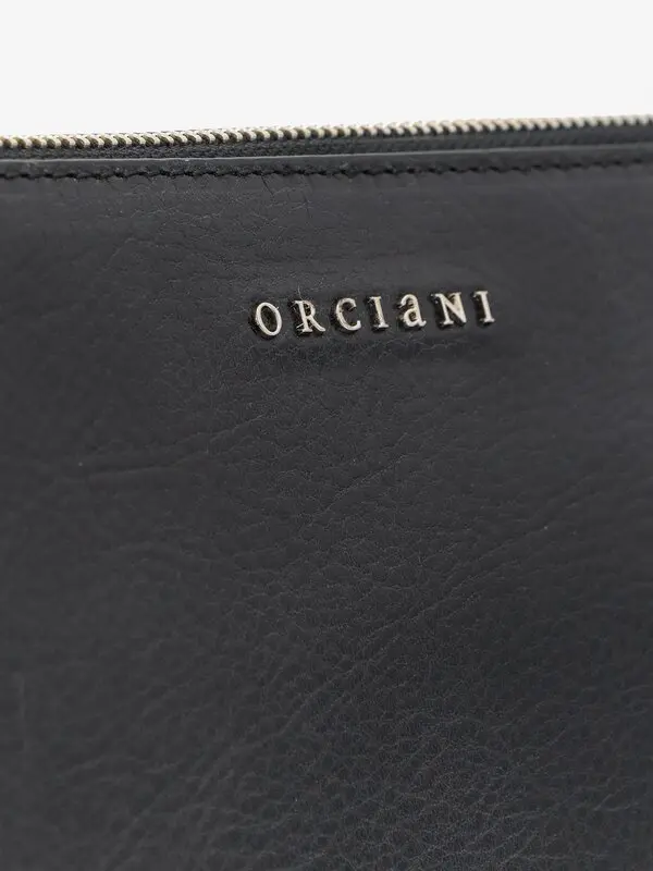 Orciani Lagoon Leather Briefcase