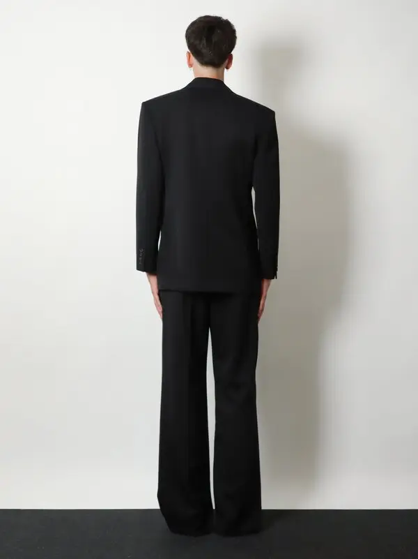 Saint Laurent Fluid Tailored Wool Trousers