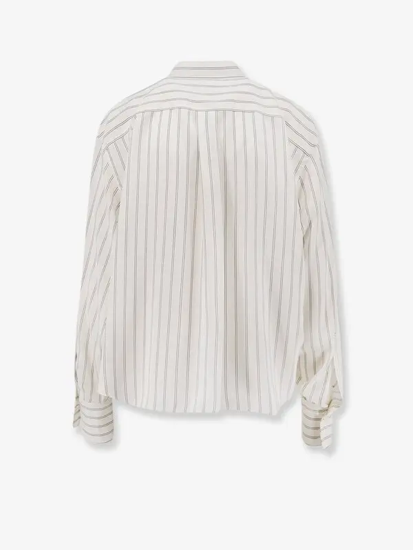 Brunello Cucinelli Striped Silk Shirt