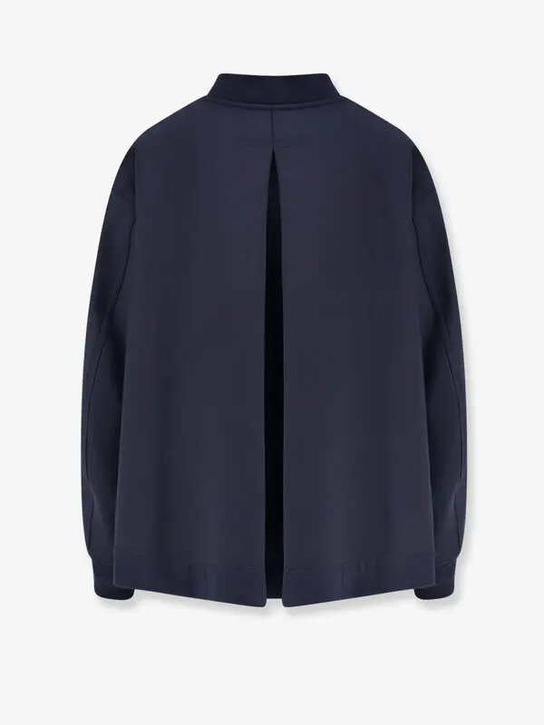 SEMICOUTURE Virgin Wool Blend Bomber Jacket