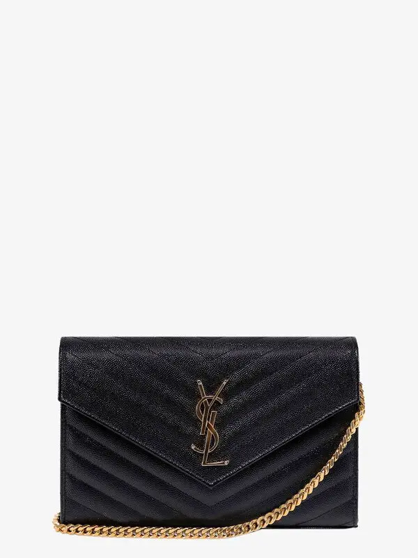 Saint Laurent Pochette Cassandre Graindepoudre Leather Crossbody Bag