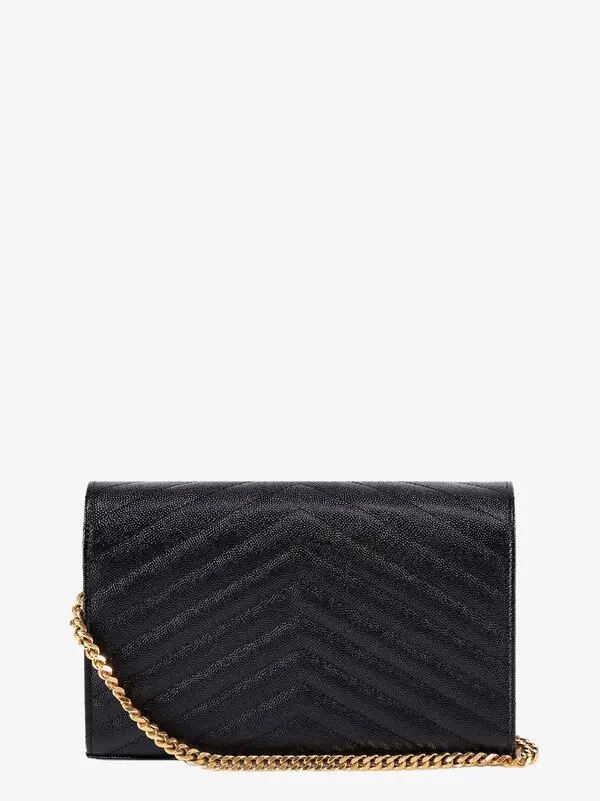 Saint Laurent Pochette Cassandre Graindepoudre Leather Crossbody Bag