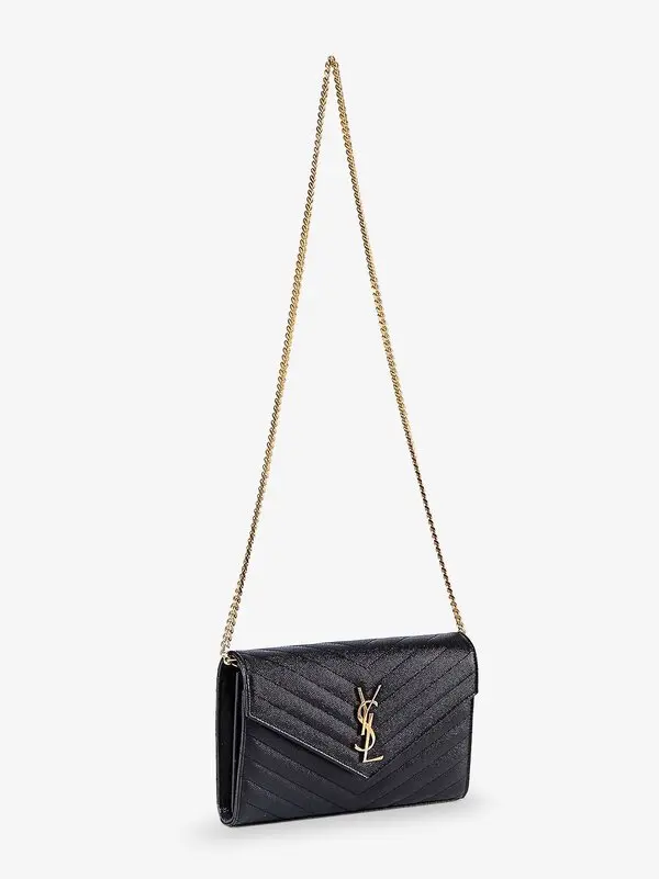 Saint Laurent Pochette Cassandre Graindepoudre Leather Crossbody Bag