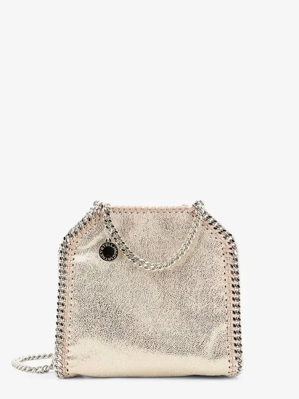 Stella McCartney Falabella Tiny Shiny Shaggy Deer Bag - Pink
