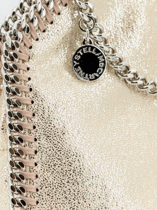 Stella McCartney Falabella Tiny Shiny Shaggy Deer Bag - Pink
